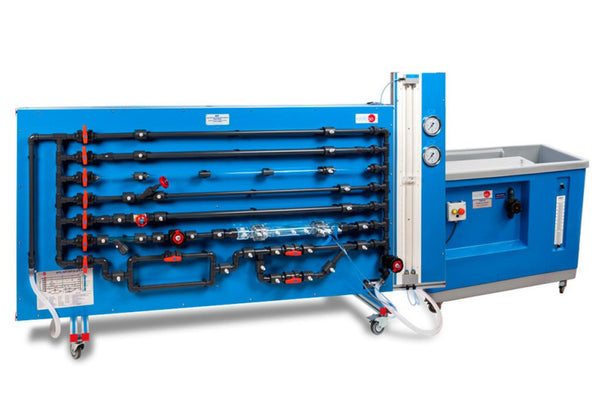 FLUID FRICTION IN PIPES UNIT, WITH HYDRAULICS BENCH – Lucky Engineering